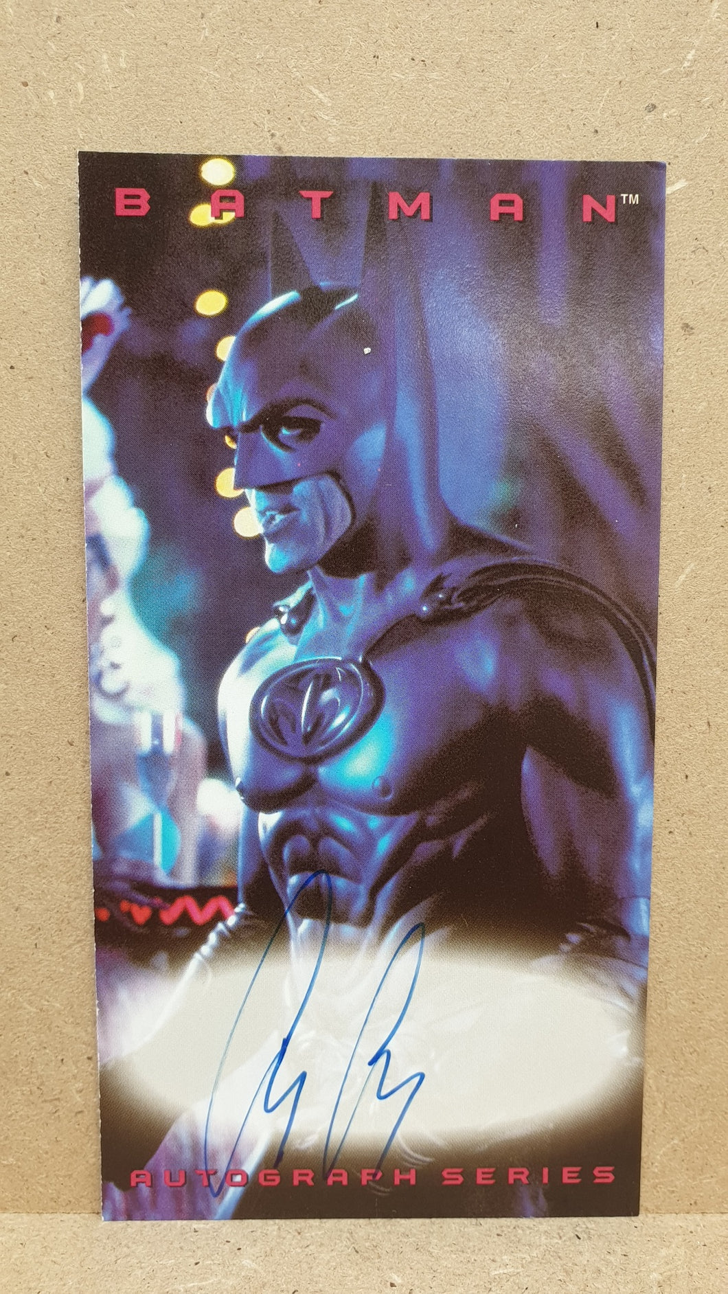 Autographed Trading Card: Batman/George Clooney – Ultra Comix Galerie